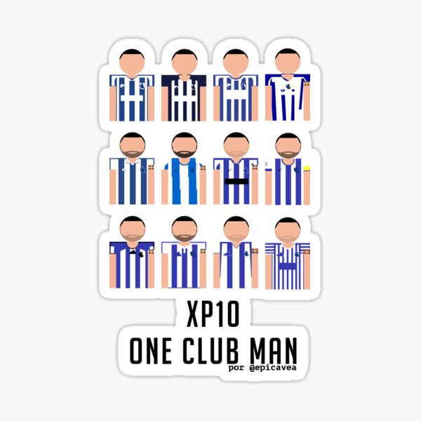 "Xabi Prieto One Club Man" Sticker for Sale by epicavea | Redbubble