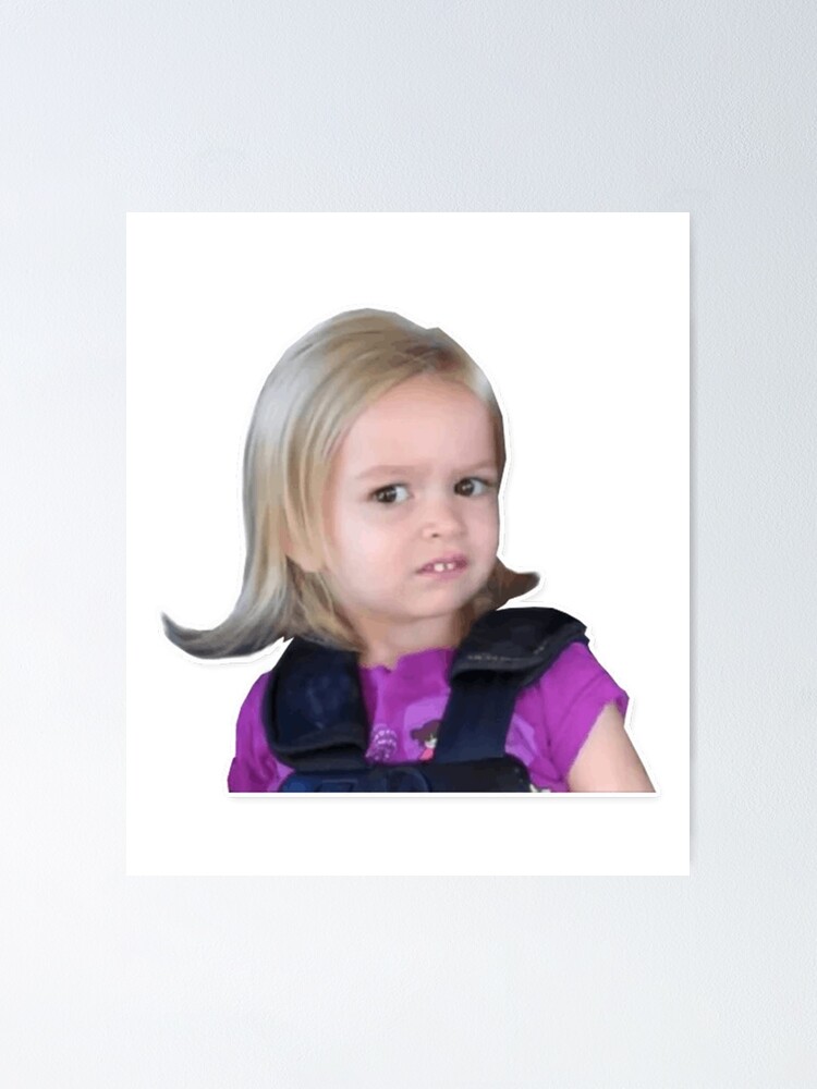 "Confused girl meme" Poster for Sale by ManiaPupShop | Redbubble