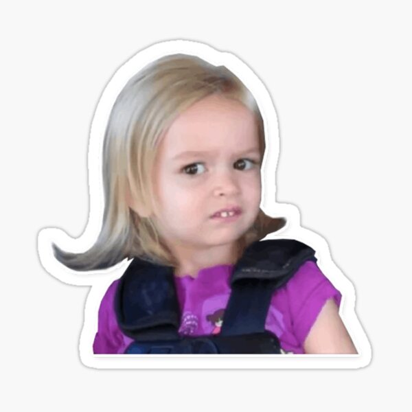 "Confused girl meme" Sticker for Sale by ManiaPupShop | Redbubble