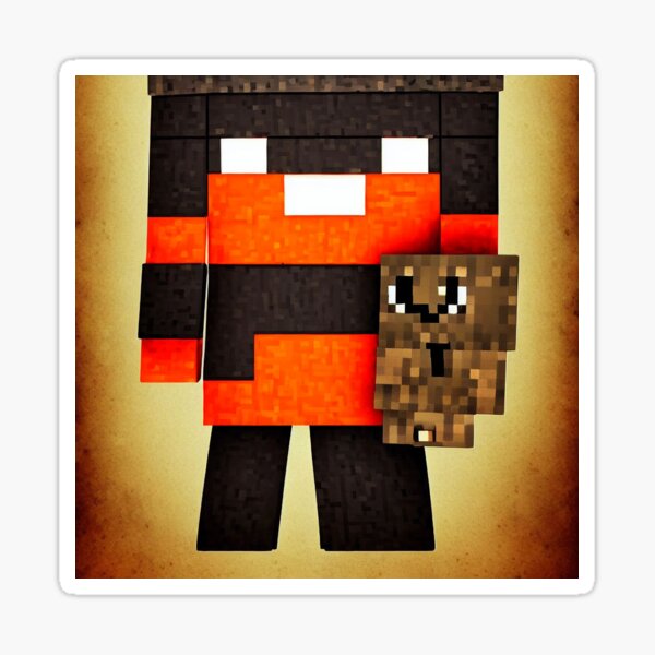 "halloween dont hug me im scared minecraft steampunk" Sticker for Sale ...