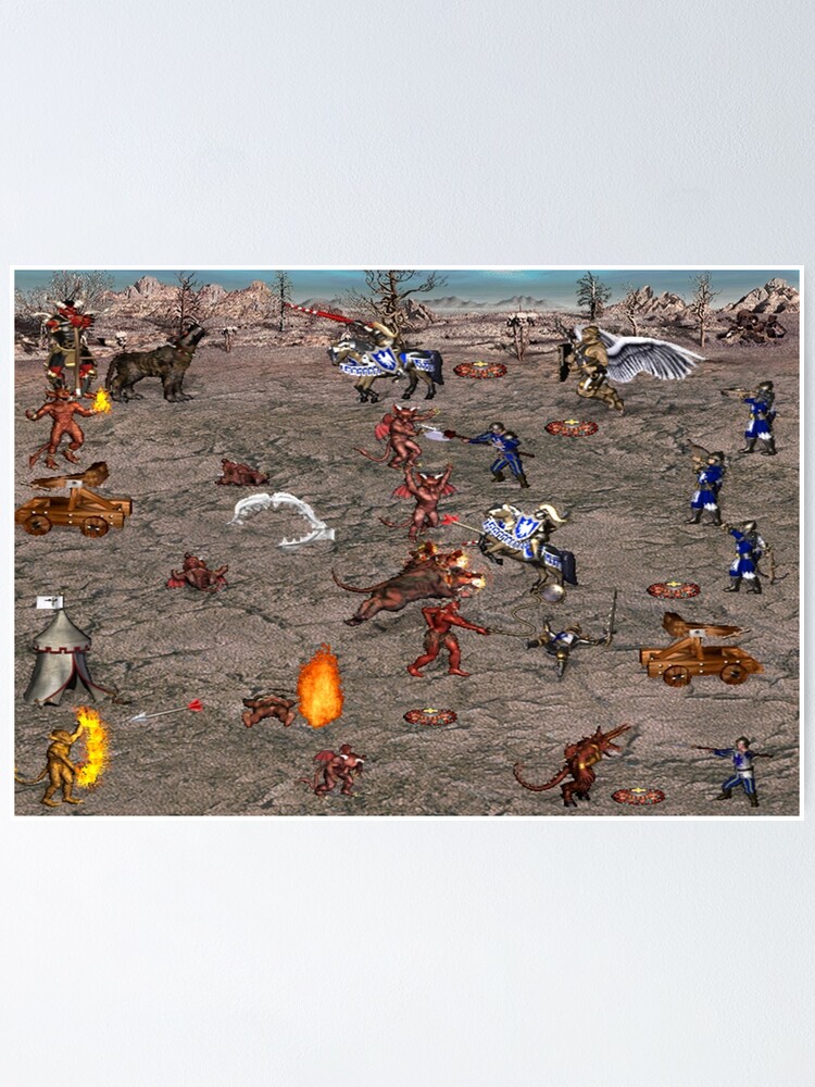 "HOMM3 battle" Poster for Sale by JettH | Redbubble