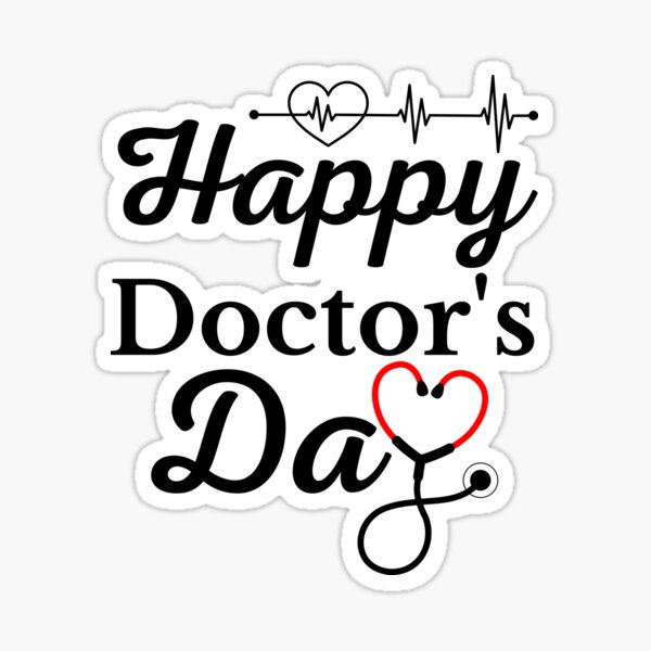 "Happy Doctor's Day" Sticker by CreacionsMeraki | Redbubble