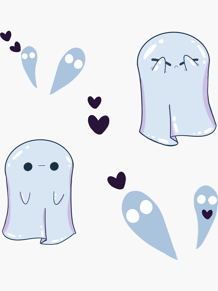 "Ghosti *bubble* Collection " Sticker for Sale by NAWORKS | Redbubble