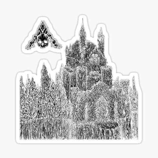 "merch undeath band covers art concert" Sticker for Sale by nayrlee ...