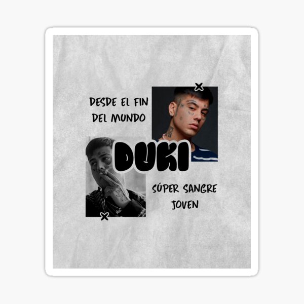 "Duki" Sticker for Sale by lsjpg | Redbubble