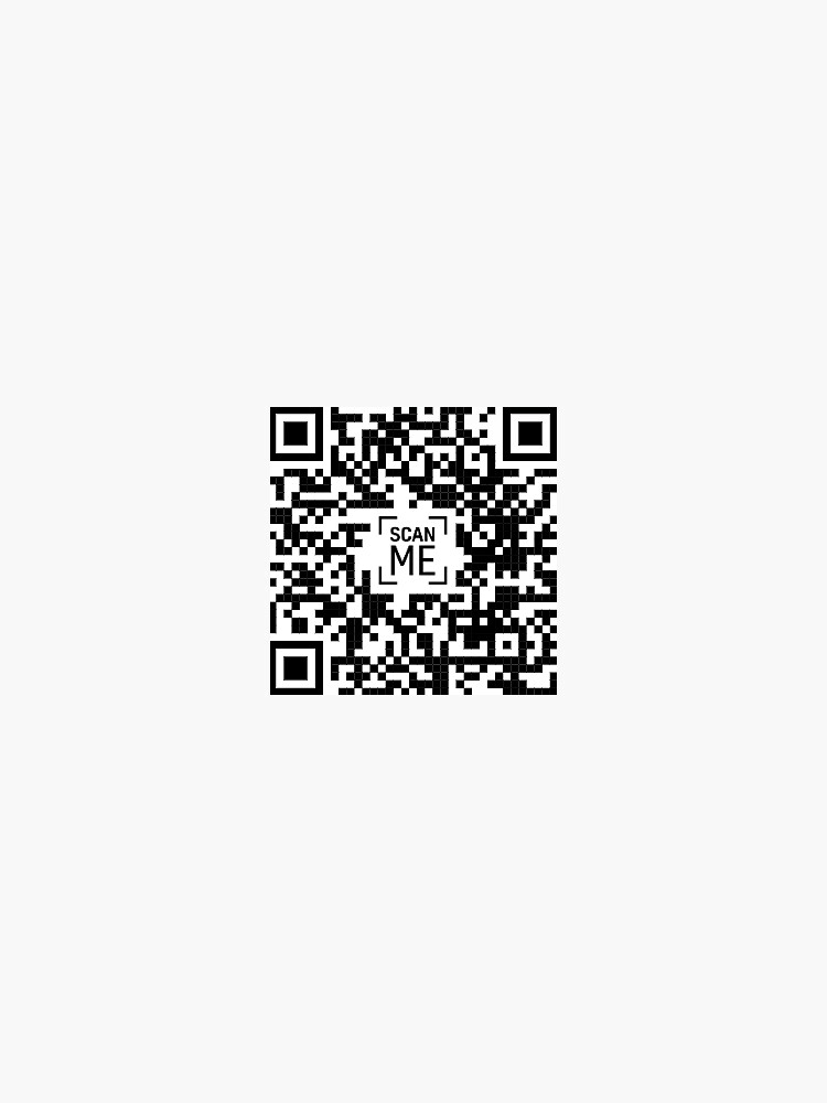 "Funny Video QR Code" Sticker for Sale by ElliottJ | Redbubble