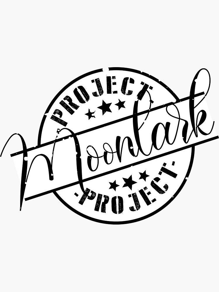 "Project Moonlark" Sticker for Sale by pixldust | Redbubble