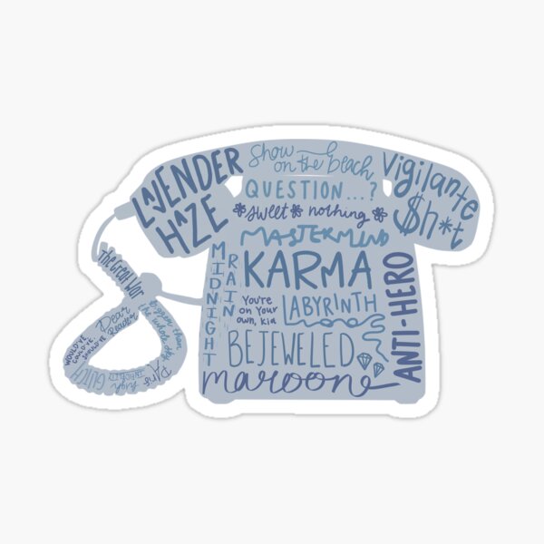 "blue telephone 2" Sticker for Sale by kaylagrennes | Redbubble