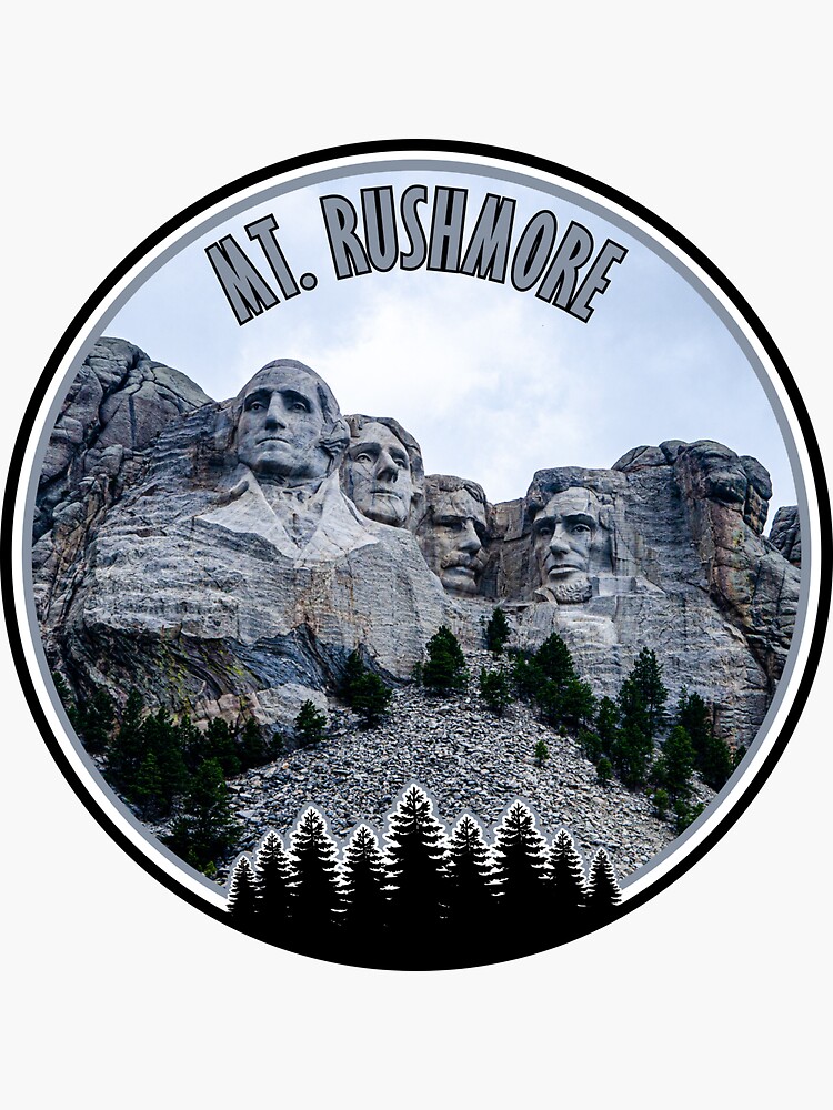 "Mount Rushmore" Sticker for Sale by OurWindowWorld | Redbubble