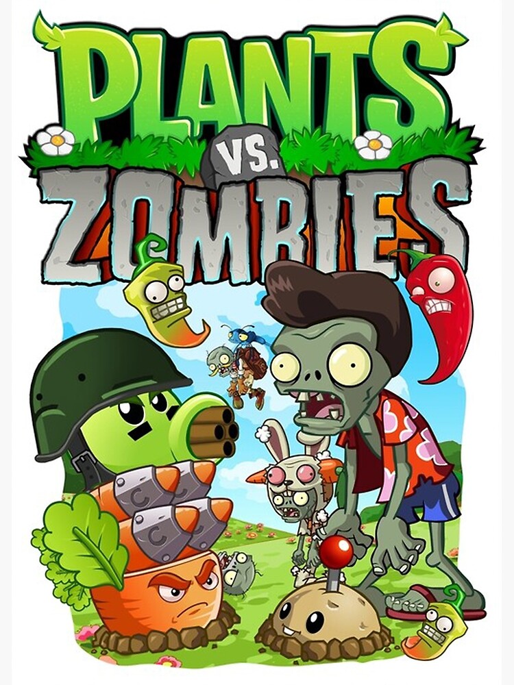 "Plants VS Zombie Aesthetic" Poster for Sale by jeaneerland | Redbubble