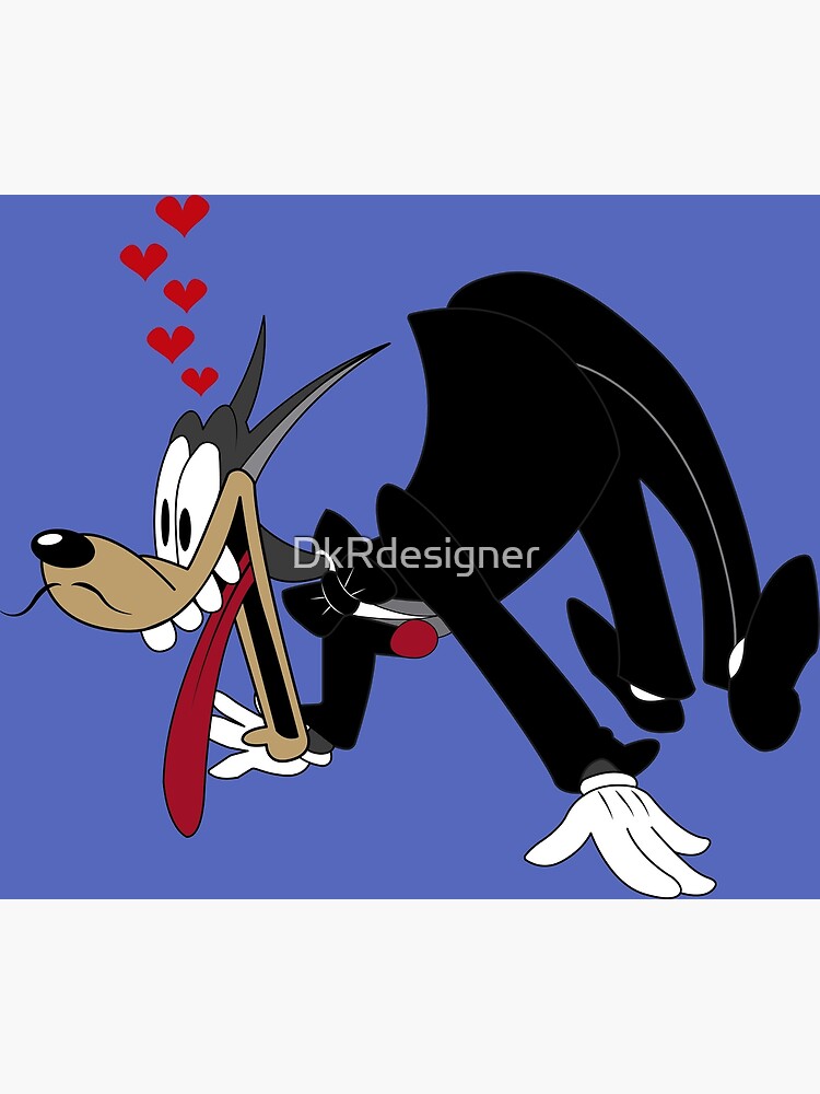Cartoon Wolves In Love