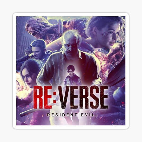 "Resident Evil Reverse Edition" Sticker for Sale by fitainment | Redbubble