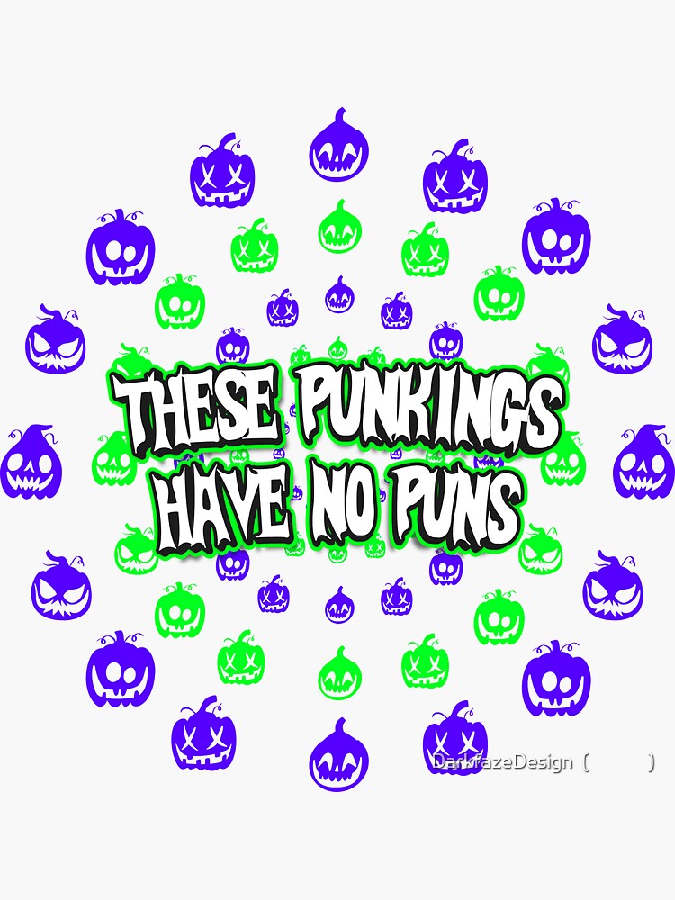 "Halloween2022 #5 Punking Pumpkin Purple Edition" Sticker for Sale by ...