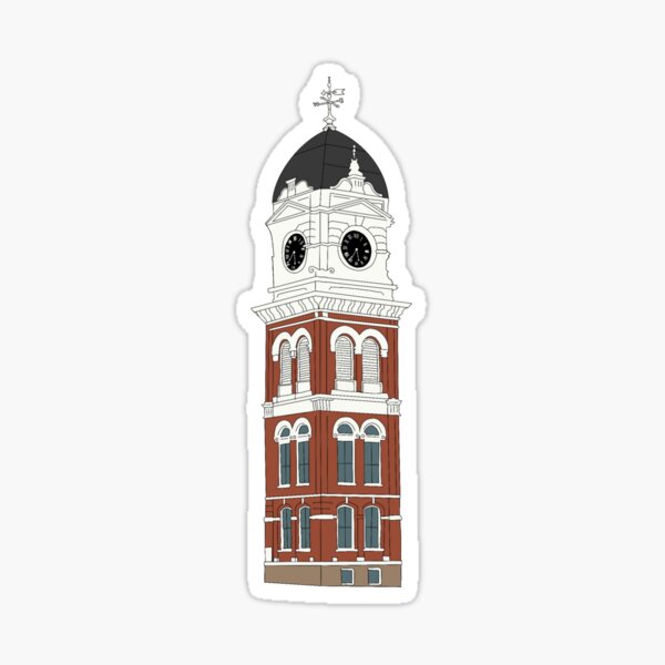 "Bell tower" Sticker for Sale by jaelynross | Redbubble