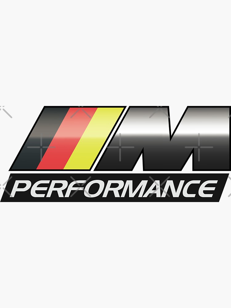 "M-Performance Logo Germany" Sticker for Sale by kuyoart | Redbubble