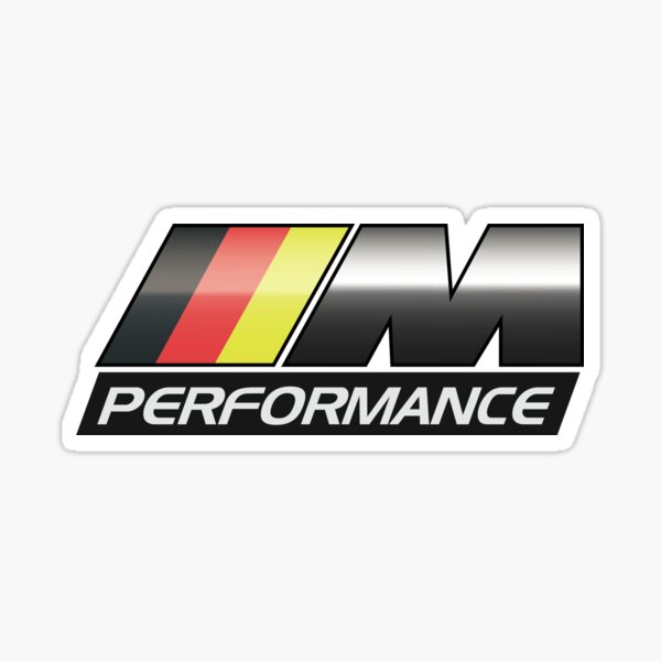 "M-Performance Logo Germany" Sticker for Sale by kuyoart | Redbubble