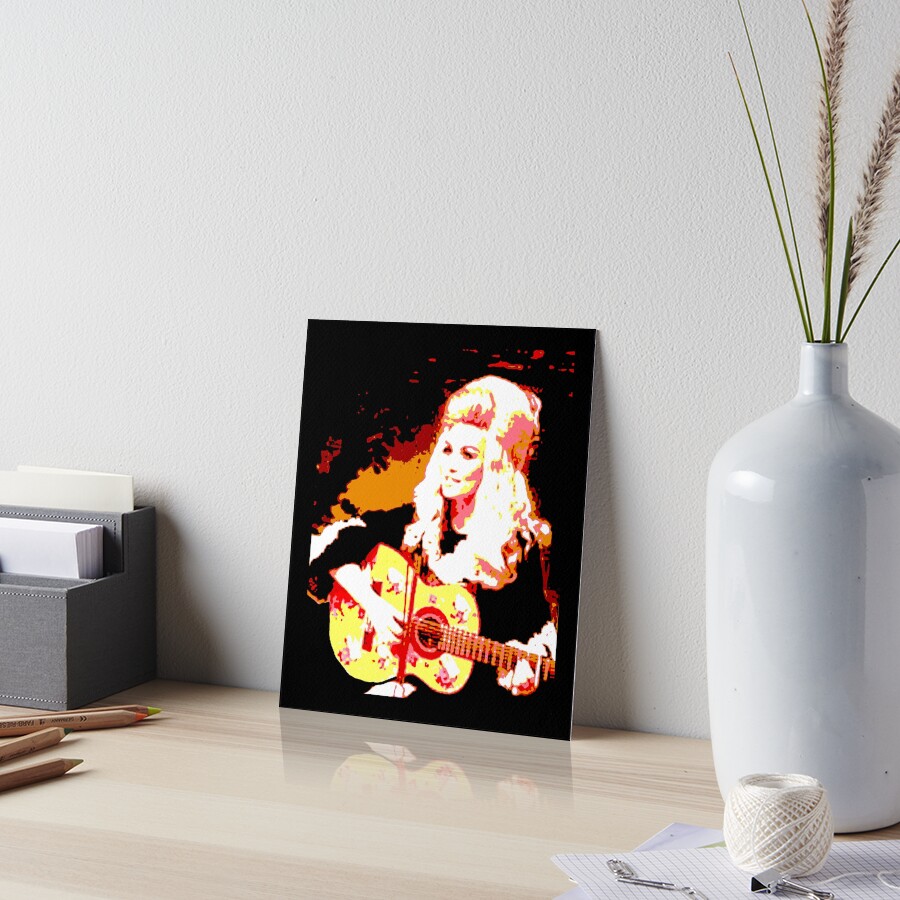 "Dolly Parton Beauty Pop Art" Art Board Print for Sale by TinaMancusi ...