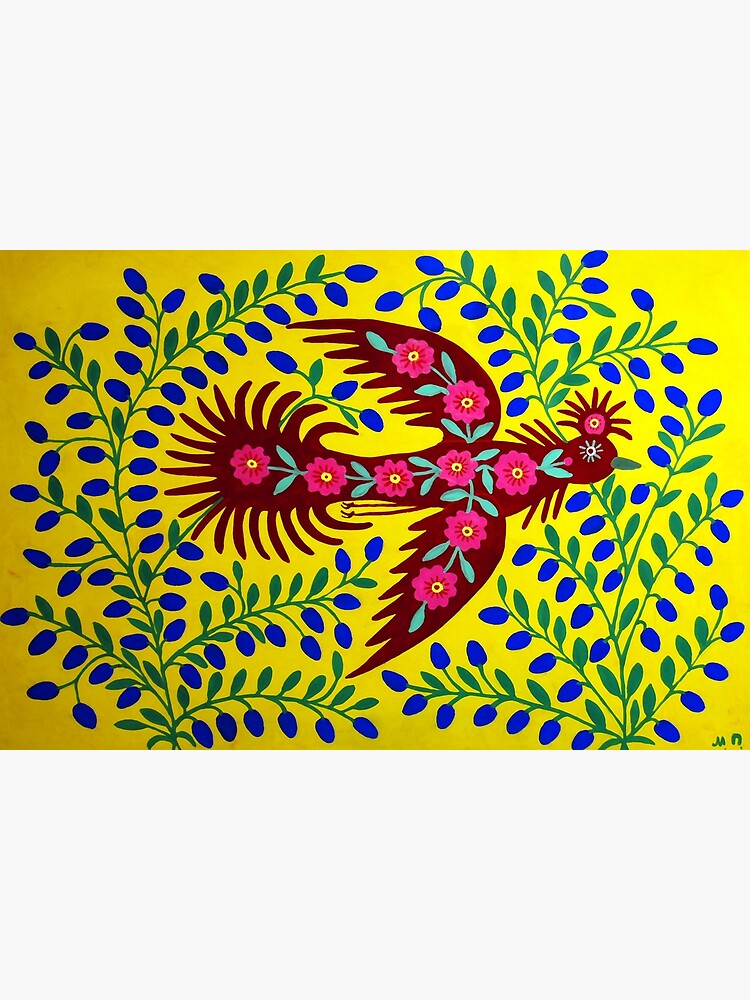 "Maria Prymachenko Magical Bird Art Print Ukrainian Folk Art Naïve Art ...