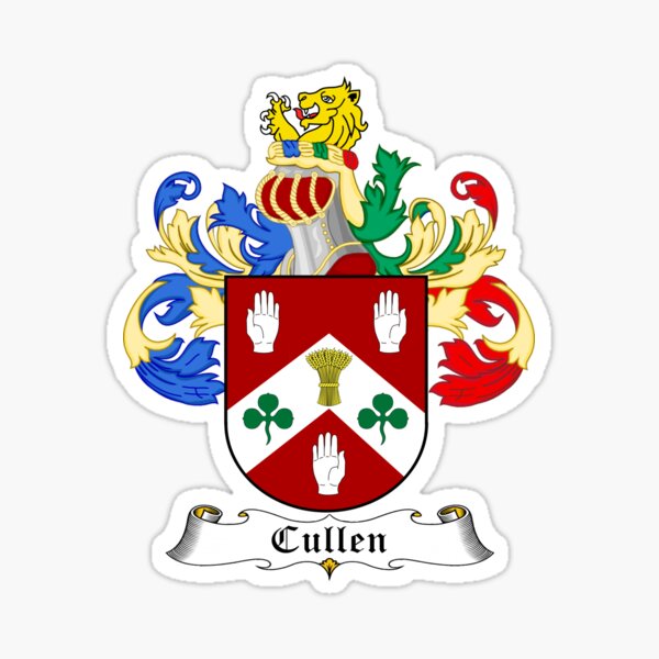 "CULLEN FAMILY CREST" Sticker for Sale by CathalDevlin | Redbubble