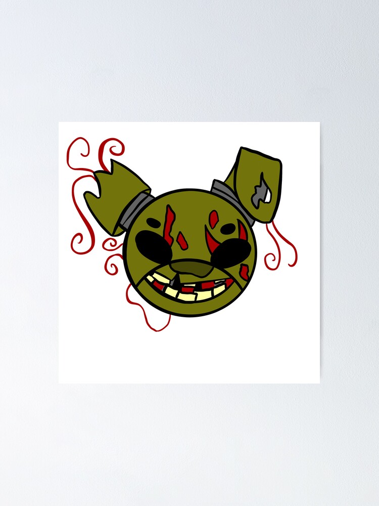 "Cute springtrap" Poster for Sale by Magnet-Time | Redbubble