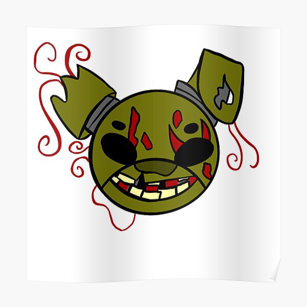 "Cute springtrap" Poster for Sale by Magnet-Time | Redbubble