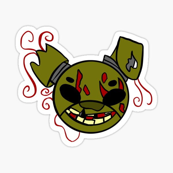 "Cute springtrap" Sticker for Sale by Magnet-Time | Redbubble