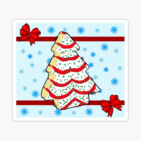 "Little Debbie Christmas" Sticker for Sale by EnviousObjects2 | Redbubble