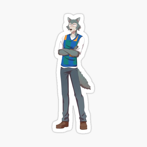 "Beastars Legoshi Casual" Sticker for Sale by Beastlykitty | Redbubble