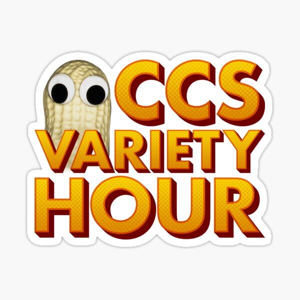 "CCS Variety Hour Peanut "Eddie" Logo" Sticker for Sale by japikse ...