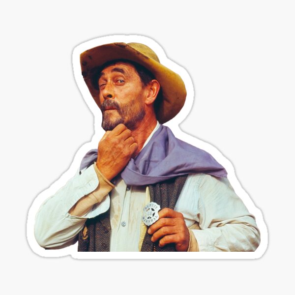 "Festus - Gunsmoke" Sticker for Sale by PixelBuilder | Redbubble