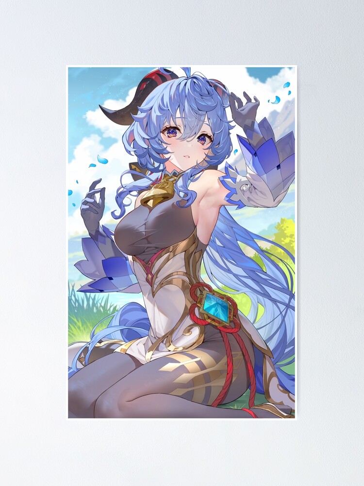"Charming Ganyu Genshin Impact" Poster for Sale by genshinwaifus | Redbubble