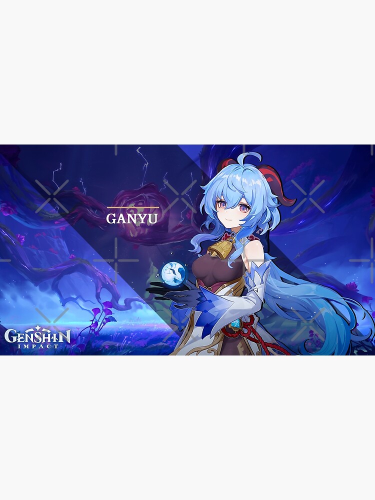 "Delightful Ganyu Genshin Impact" Metal Print for Sale by genshinwaifus | Redbubble