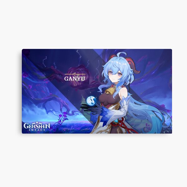 "Delightful Ganyu Genshin Impact" Metal Print for Sale by genshinwaifus | Redbubble