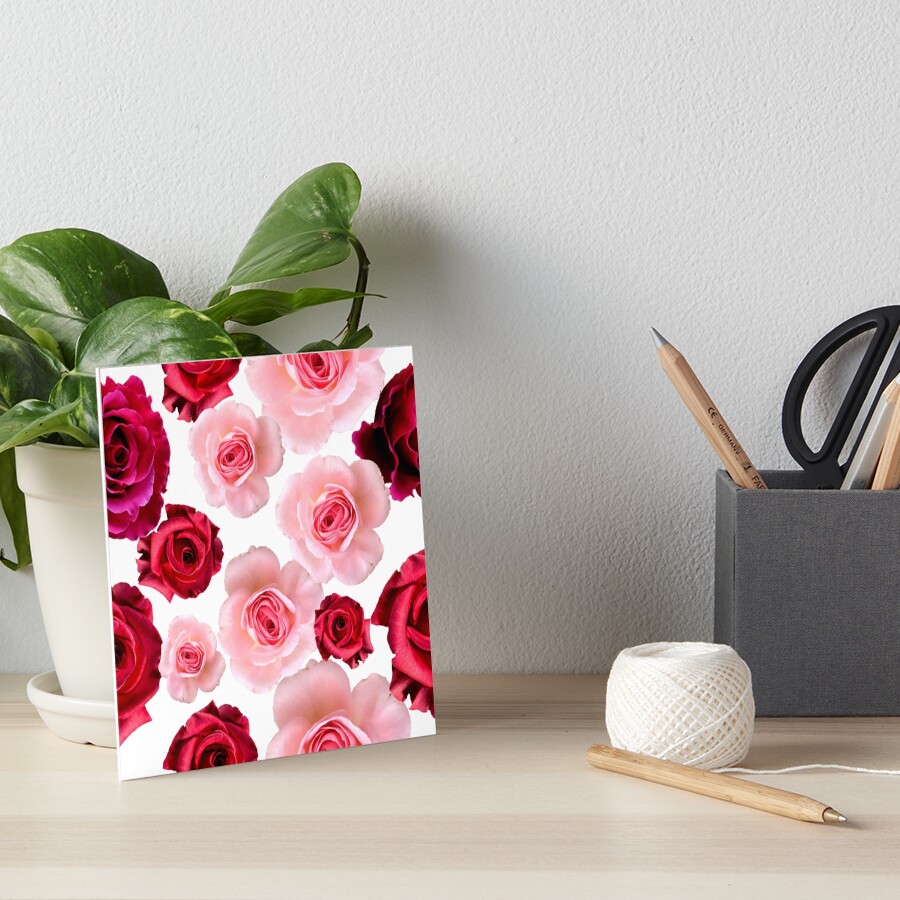 "Vertical Pink Roses Dark And Light Transparent Pattern 2022 ...