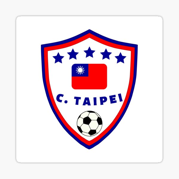 "C. Taipei Football Team" Sticker for Sale by Footballunite | Redbubble