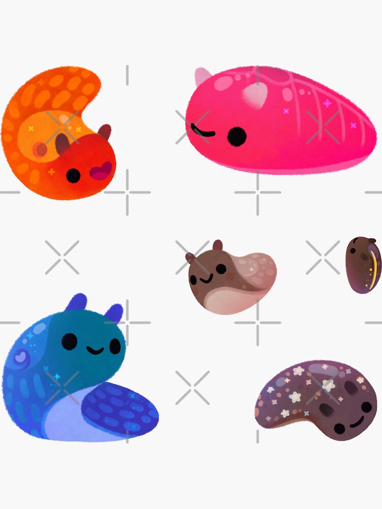 "Land slug - bright" Sticker for Sale by pikaole | Redbubble