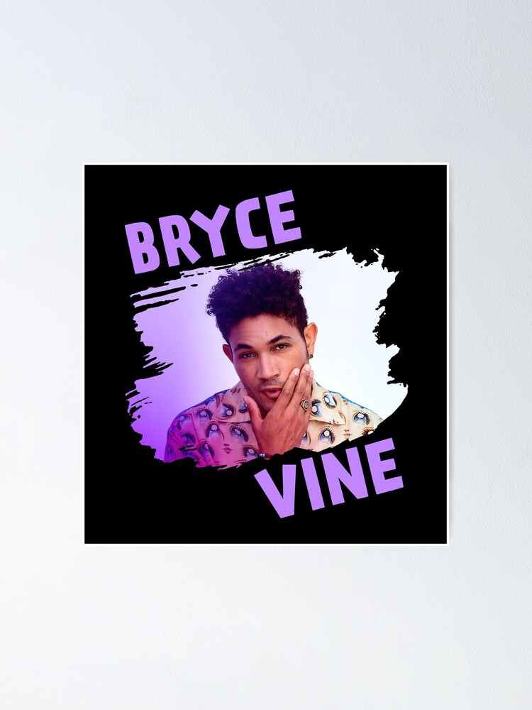 "Bryce Vine Photo With Text v1" Poster for Sale by TheSouthWind | Redbubble