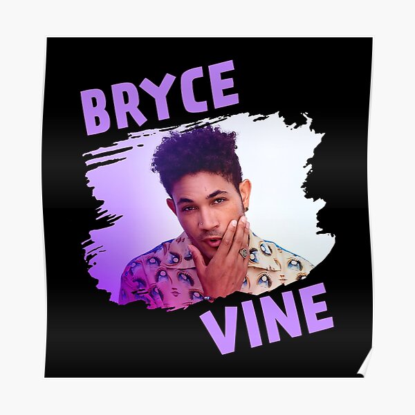 "Bryce Vine Photo With Text v1" Poster for Sale by TheSouthWind | Redbubble