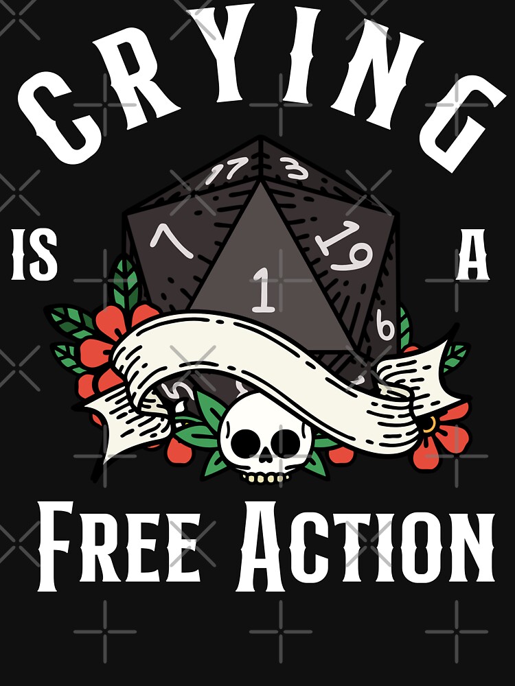 "Funny DND RPG Critical failure: Crying is a free action, Natural one ...