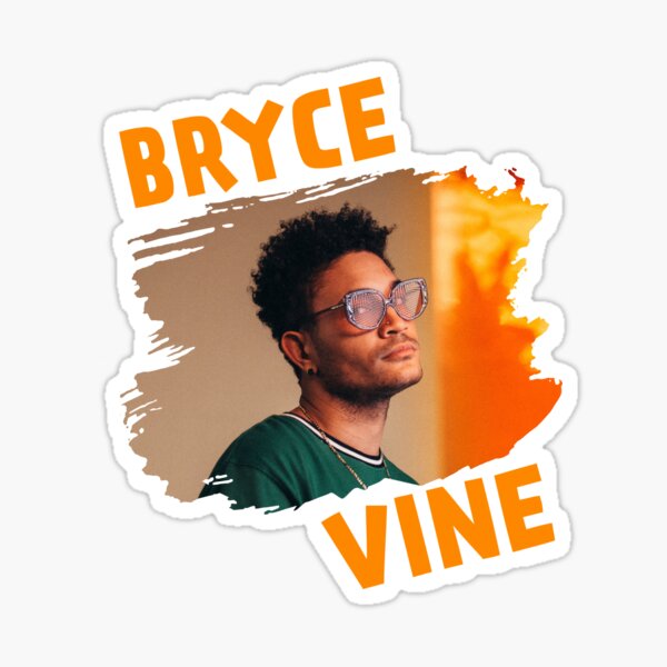 "Bryce Vine Photo With Text v2" Sticker for Sale by TheSouthWind ...
