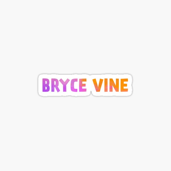 "Bryce Vine Text v2" Sticker for Sale by TheSouthWind | Redbubble