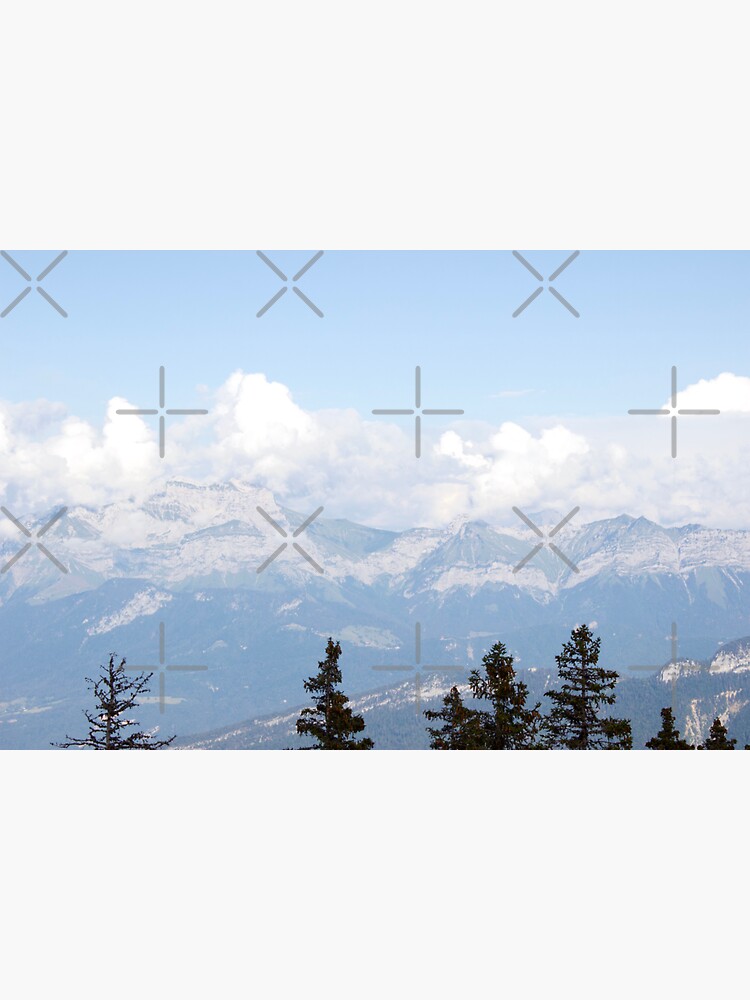"French Alps Skyline View" Sticker for Sale by ktmobrien | Redbubble
