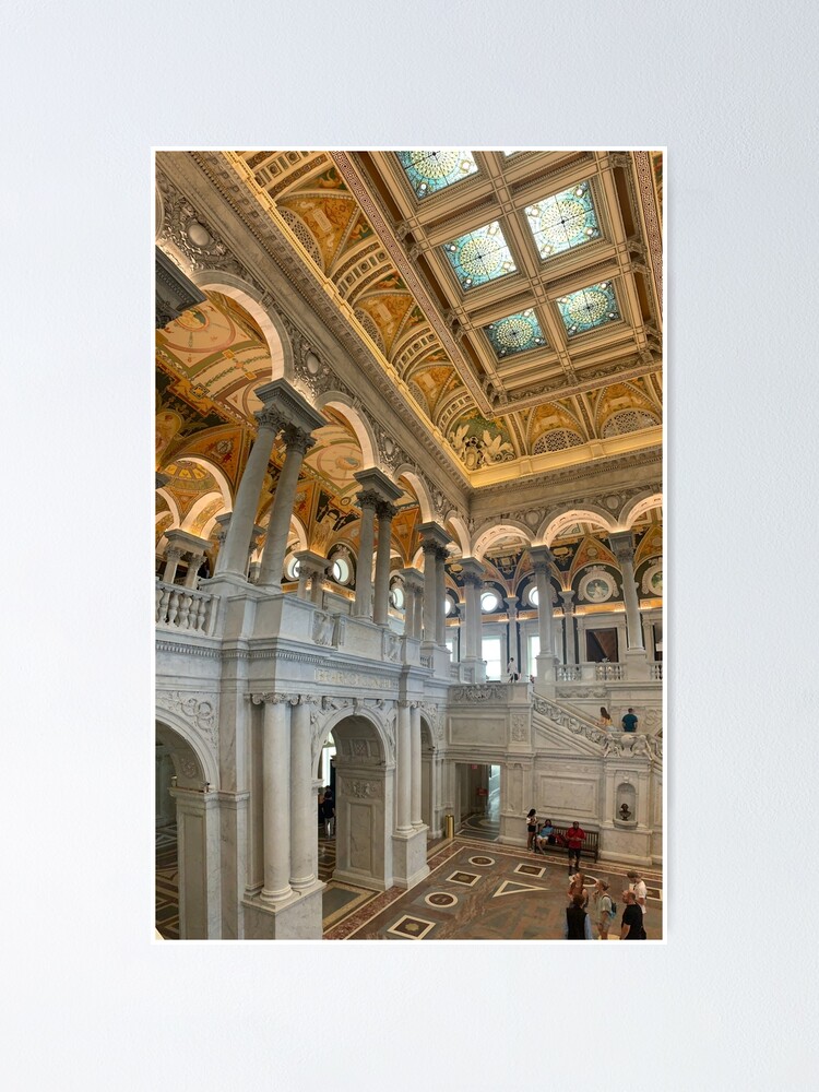"Library of Congress" Poster for Sale by marisacioffi | Redbubble