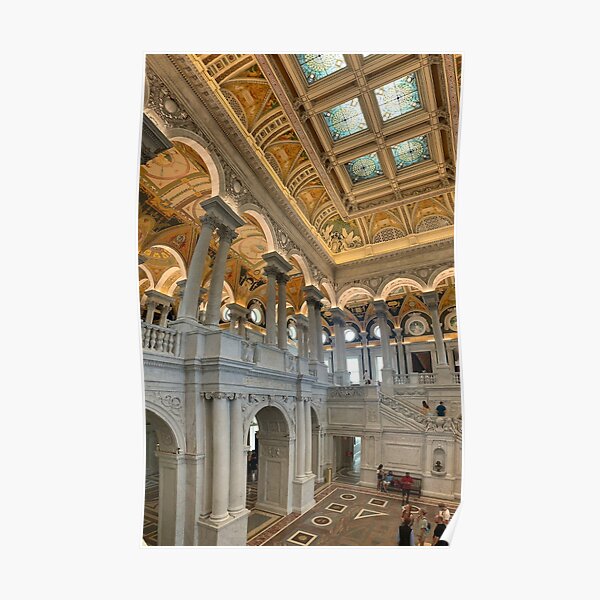 "Library of Congress" Poster for Sale by marisacioffi | Redbubble