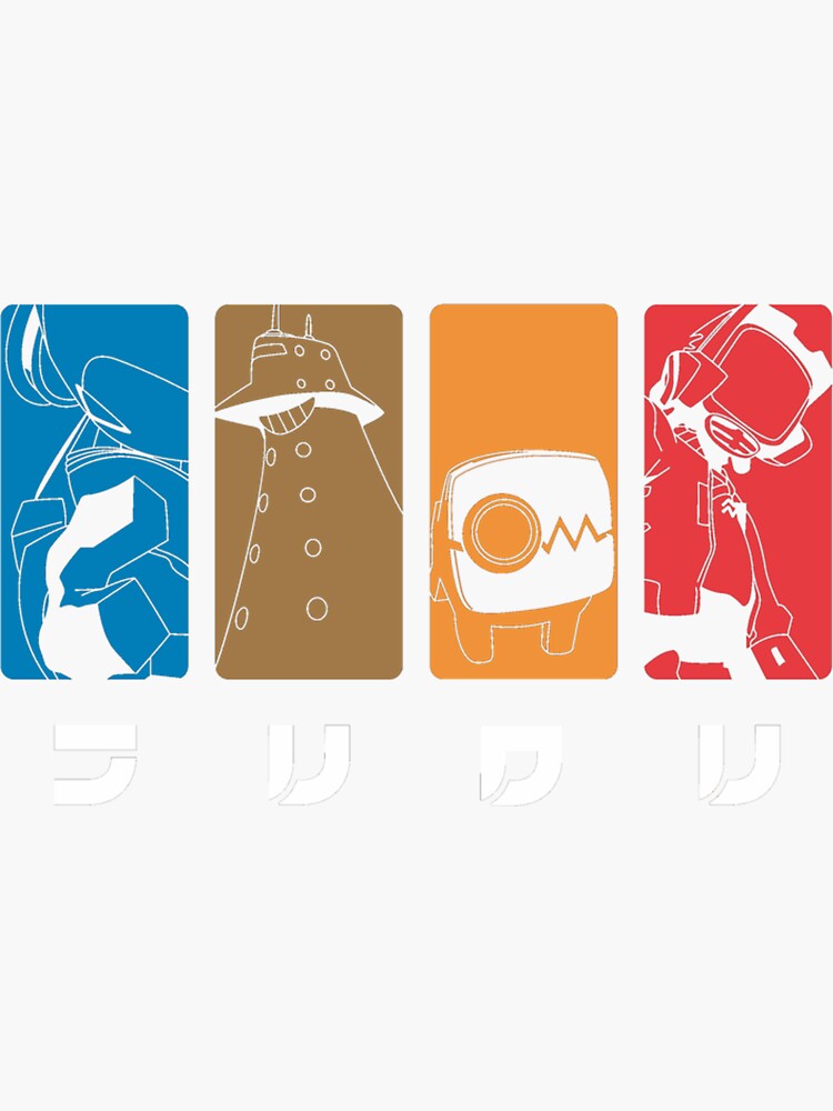 "FLCL" Sticker for Sale by CleBoyeN | Redbubble