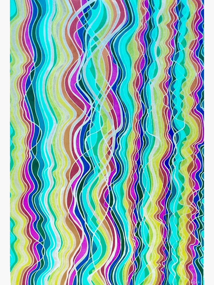 "Neon Rainbow Static" Poster for Sale by sarahkathart90 | Redbubble