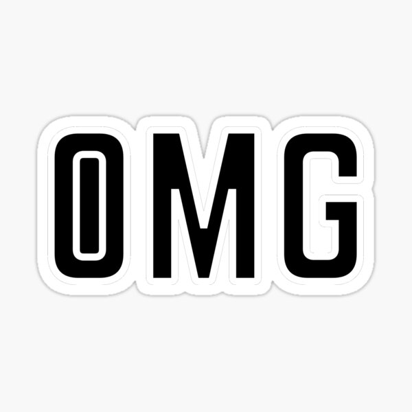"OMG sticker for You 2022" Sticker for Sale by Swobodzio | Redbubble