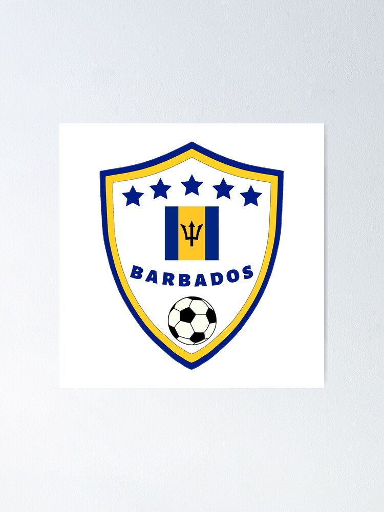 "Barbados Football Team" Poster for Sale by Footballunite | Redbubble