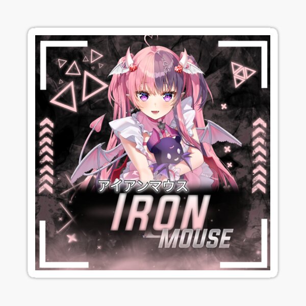 "Iron mouse - Hololive " Sticker for Sale by Obbadsimo | Redbubble