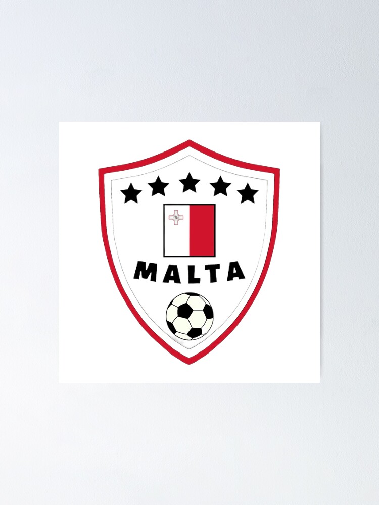 "Malta Football Team" Poster for Sale by Footballunite | Redbubble